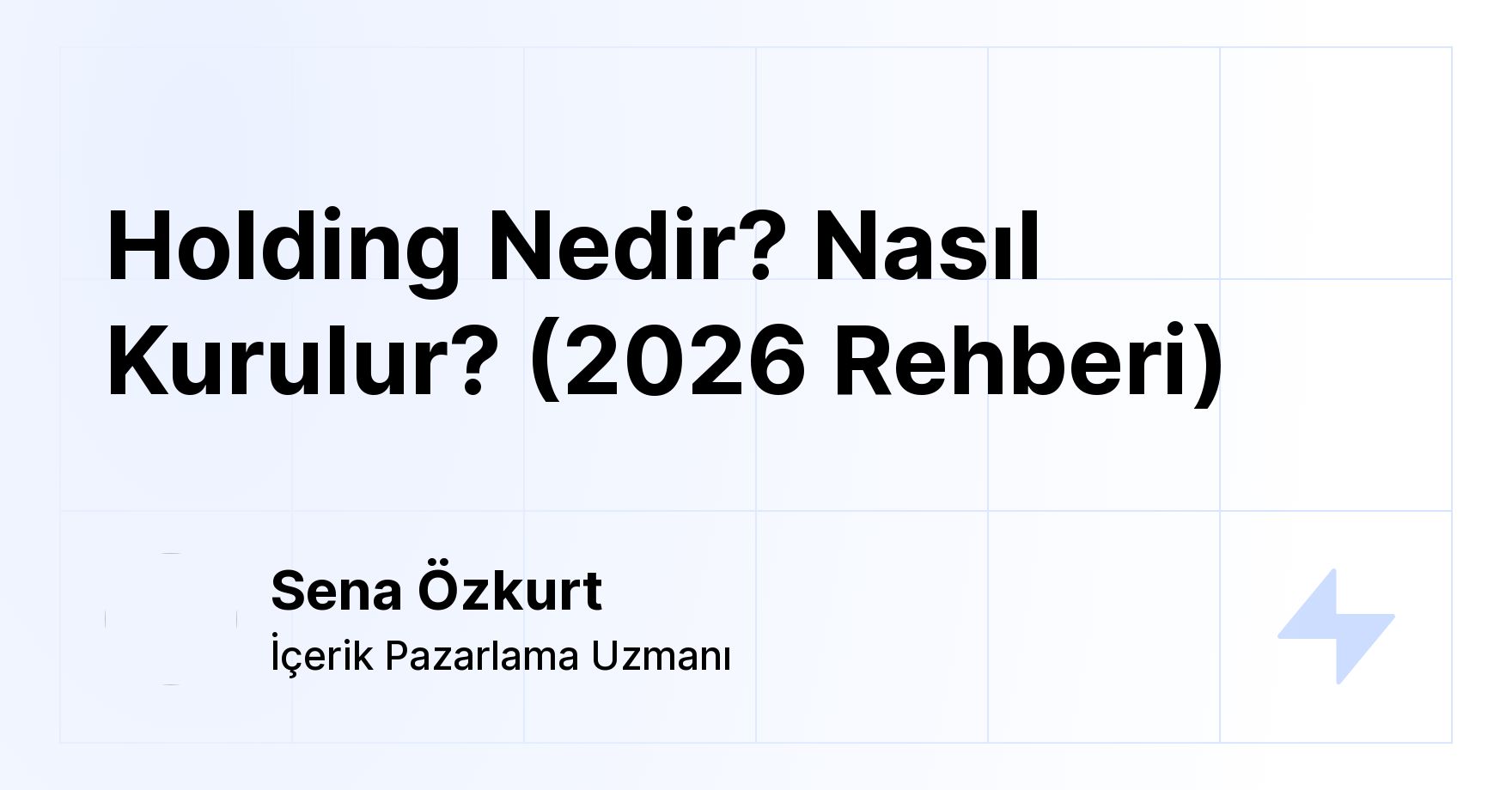 Holding Nedir? Nasıl Kurulur? (2026 Rehberi) - ikas
